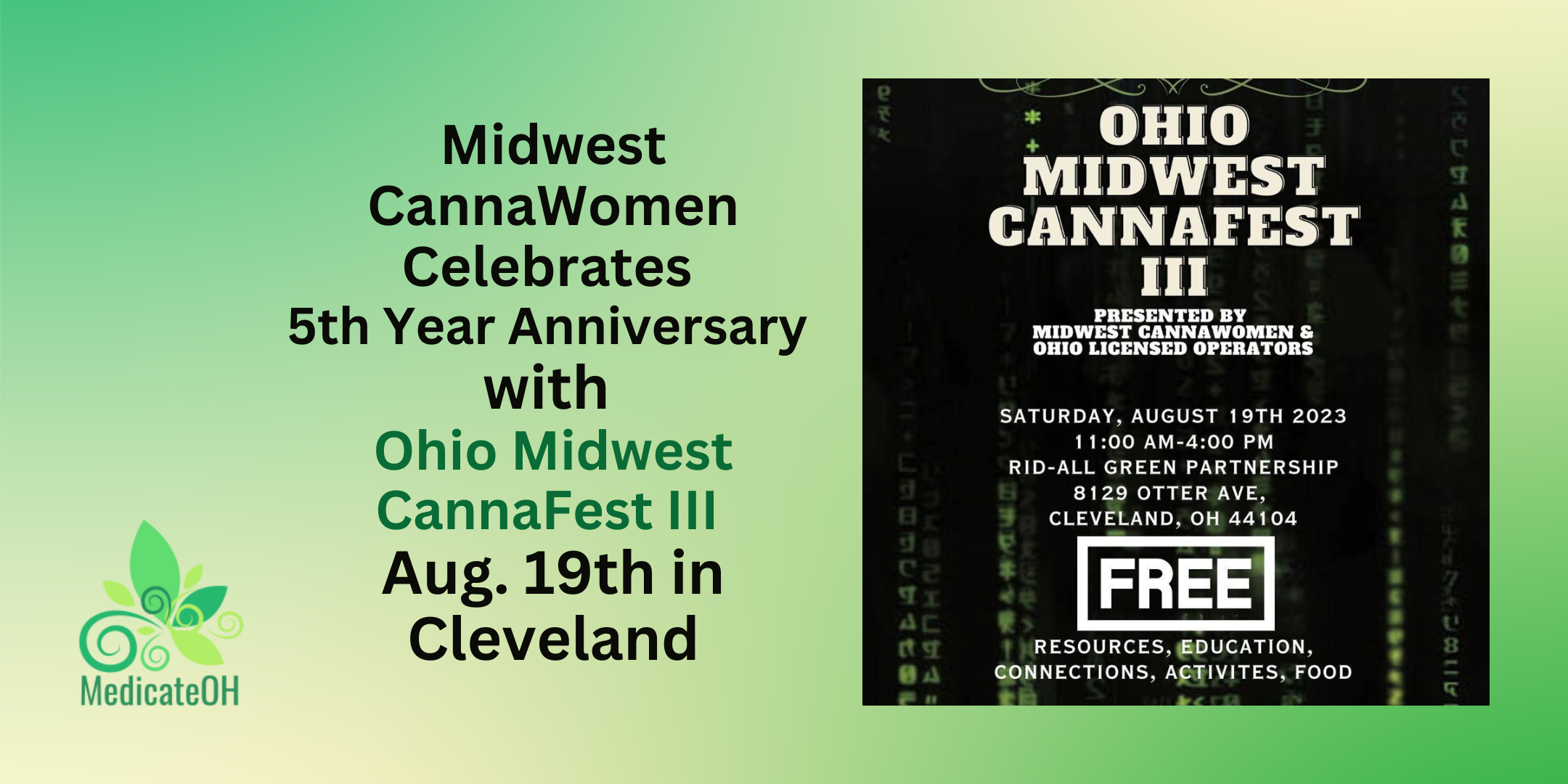 Midwest CannaWomen Celebrates 5th Year Anniversary with Ohio Midwest ...